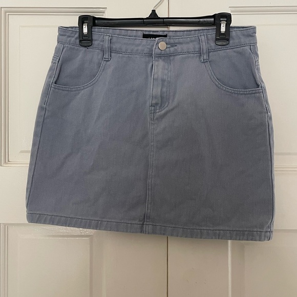 Skirts | Periwinkle Denim Mini Skirt | Poshmark